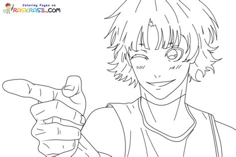 Desenhos Do Blue Lock Para Colorir