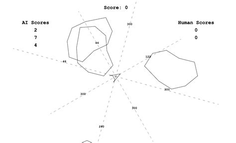 learning to play asteroids in golang with neat by graham jenson