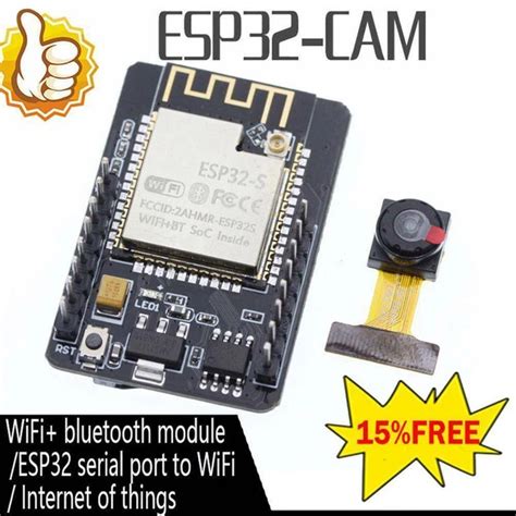 Esp32 Cam Camera Wifibluetooth Compatible Module Test Esp32 Cam Board