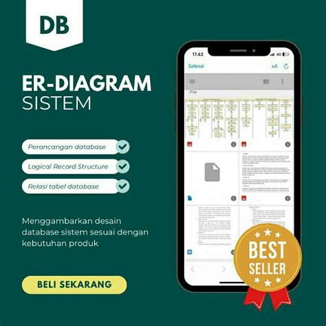 Jual DESAIN ERD DATABASE ENTITY RELATIONSHIP DIAGRAM RELASI TABEL DB DLL Shopee Indonesia