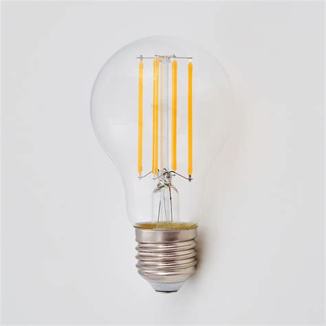 E27 Filament Led Bulb 7w 806lm 2700k Clear 3 Pack Uk