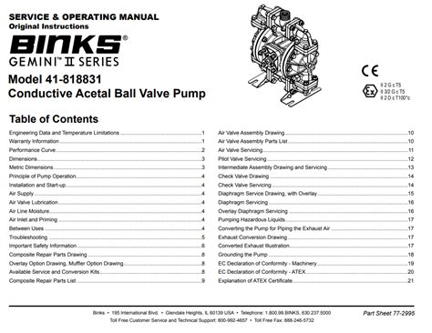 Binks Manuals For Spray Guns Pumps Pressure Tanks