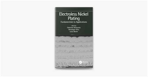 Electroless Nickel Plating Fundamentals To Applications в Apple Books