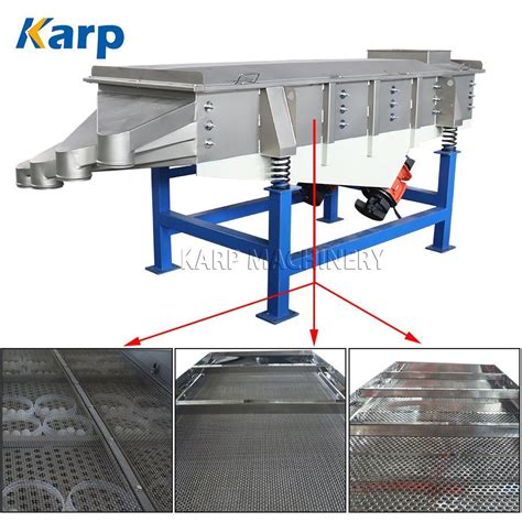 Steel Ball Classification Linear Separator Sifter Grinding Material