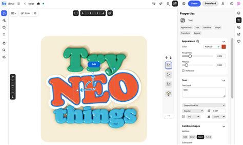 How To Create 3d Text Effects With Project Neo And Adobe Firefly