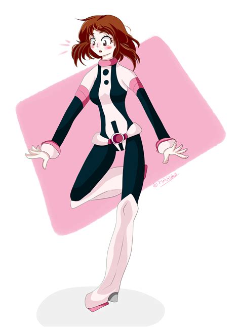 [fan Art] Ochako Uraraka By Makkioko On Deviantart