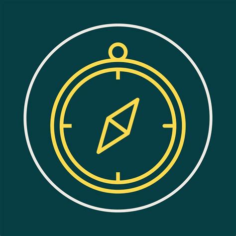 Compass Trendy Icon Ready Abstract Beautiful Illustration Colorful