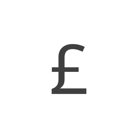 English Pound Sign British Pound Symbol Stock Illustrations 8250