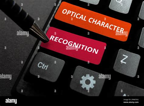 Sign Displaying Optical Character Recognition Internet Concept The