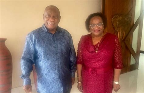 Verónica Macamo Encontra Se Com Ramaphosa Jornal Notícias