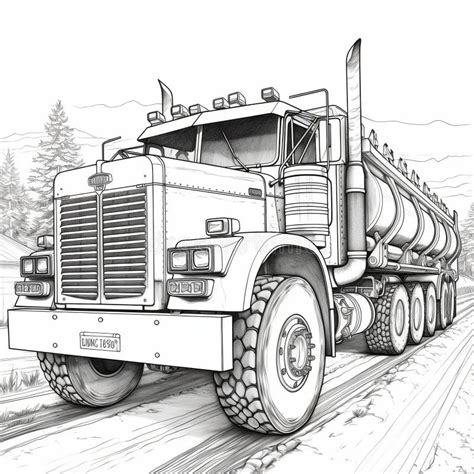 Big Rigs Coloring Pages