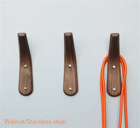 Curved Wooden Coat Hook By Layer Tree