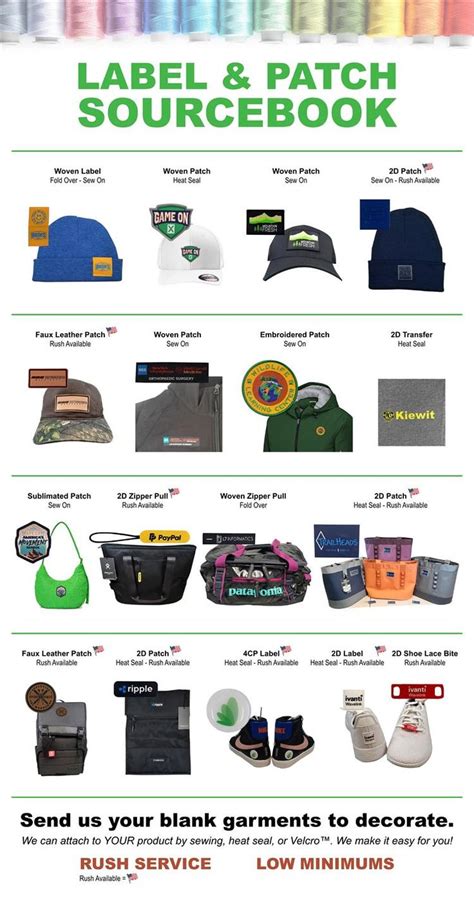 Label And Patch Sourcebook Updated Velcro Patches Embroidered Patches
