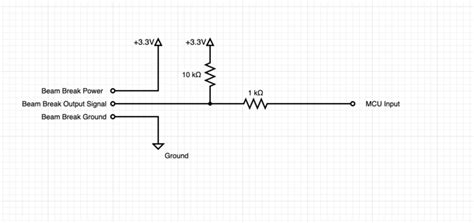 Break Beam Sensor Circuit Diagram