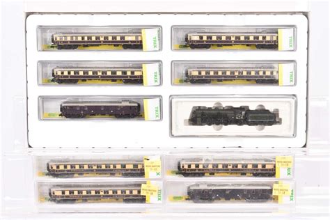 Lot 7 Minitrix N Gauge Rheingold Train Set And