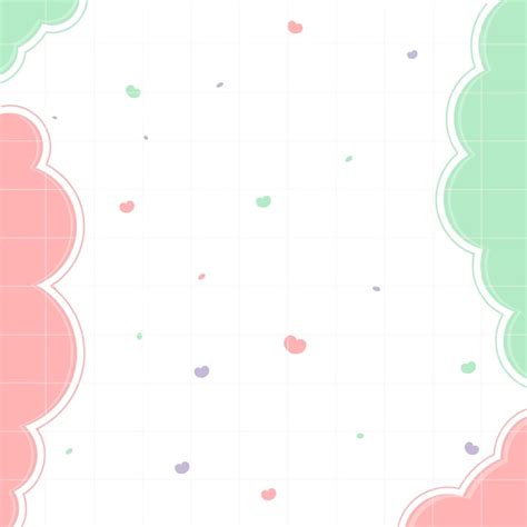 Premium Vector Cute Clouds Background Vector