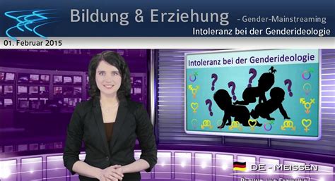 Intoleranz Bei Der Genderideologie 1februar 2015 Klatv5228