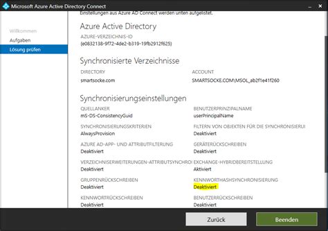 Passwort Hashes Mit Azure Active Directory Connect Synchronisieren