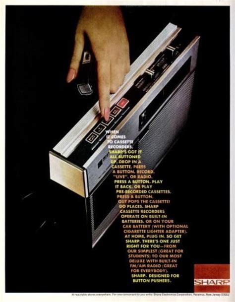 Sharpcassetterecorderlifeoctober161970 Bionic Disco