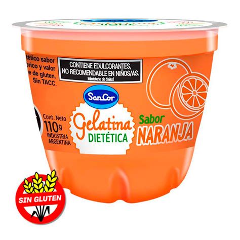 Gelatina Light Sancor Sabor Naranja 110 G Masonline Más Online