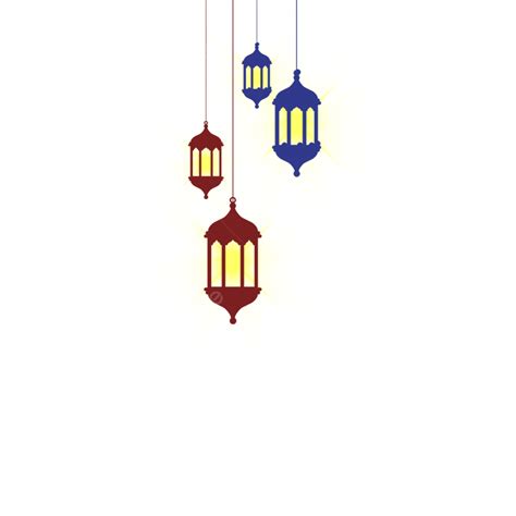Islamic Lanterns Png Image Red And Blue Islamic Lanterns Lanternsart