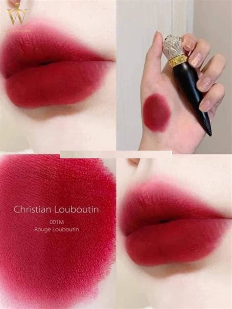Son Lì Christian Louboutin Màu 001m Rouge Louboutin Màu Đỏ Cổ Điển