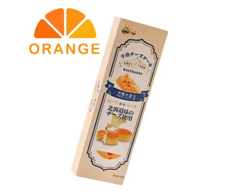 Chikodo 半熟小芝士北海道风味蛋糕 190g Cheese Cake 190g Orange Go
