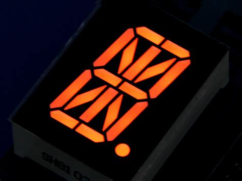 0 8 Inch 16 Segment Led Amber Common Cathode Sense Concepts Inc