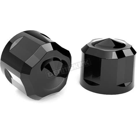Ciro Black Diamond Cut Crown Bolt Caps 70022 For Select Harley