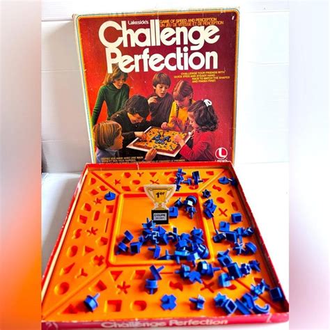 Vintage 1978 Lakeside Challenge Perfection Board Game •complete Retro