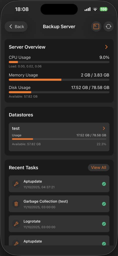 Proxman Proxmox Ve And Backup Server Manager For Ios