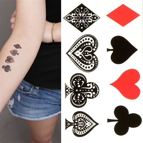 Playing Cards Symbols Tattoo