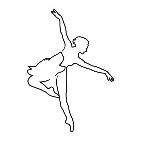 Vector Illustration Of Classical Ballet Figure Ballet Dancer 20335393