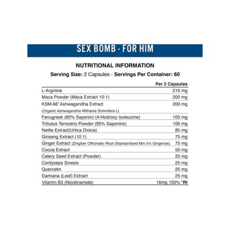 Applied Nutrition Sex Bomb For Him Xtreme Nutrition