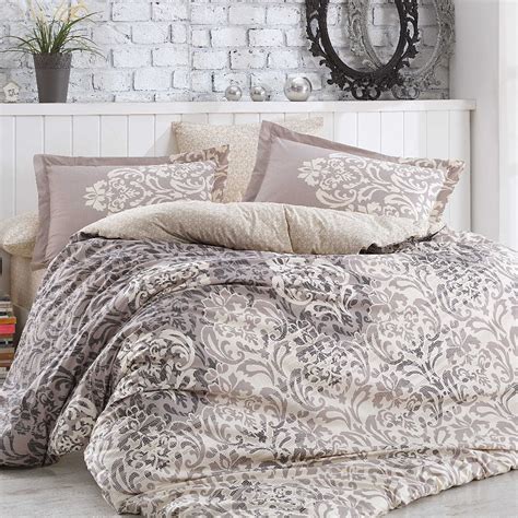 Hobby Serenity Gray Poplin Single Duvet Cover Set