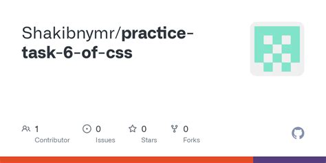 Github Shakibnymr Practice Task Of Css