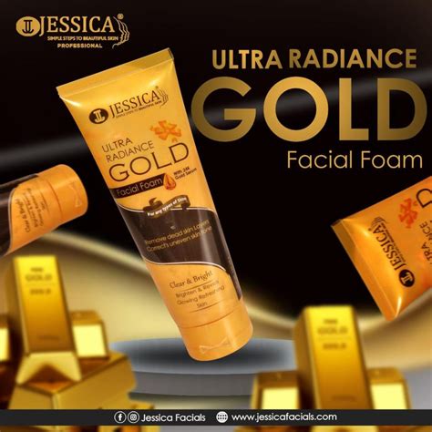 Jessica 24k Gold Ultra Radiance Facial Foam 100ml Eshaistic Pk