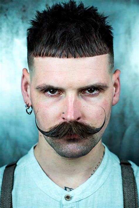 Handlebar Mustache From How To Trim To Matching Hairstyles