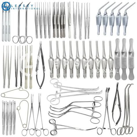Vascular Surgery Instruments Set 62 Pieces Cardioavscular Surgical Instrument Set