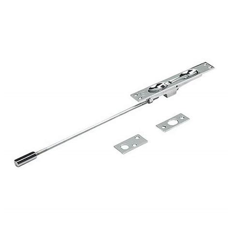 Chrome Flush Bolt For Metal Doors With 12 In Extension 656cv The
