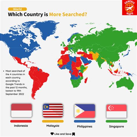 Which Country Is More Searched Rindonesia