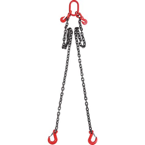 Kffkff 38 Inch X 6 Ft Lifting Chain Sling With Hooks G80 Engine Hoist