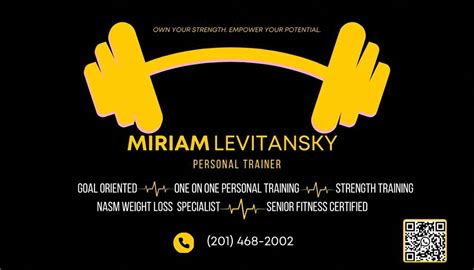 Discover The Power Of Personal Training With Miriam Levitansky The