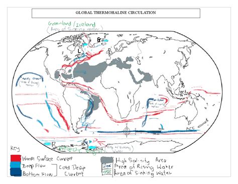 Global Thermohaline Circulation Map Overview Acc 200mls Studocu