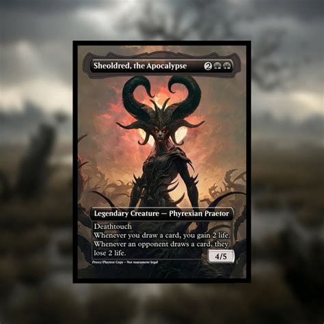 Sheoldred The Apocalypse Proxy Etsy