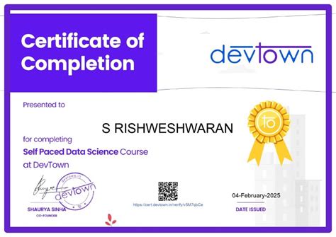 Datascience Machinelearning Learningandgrowth Devtown Rishweshwaran S