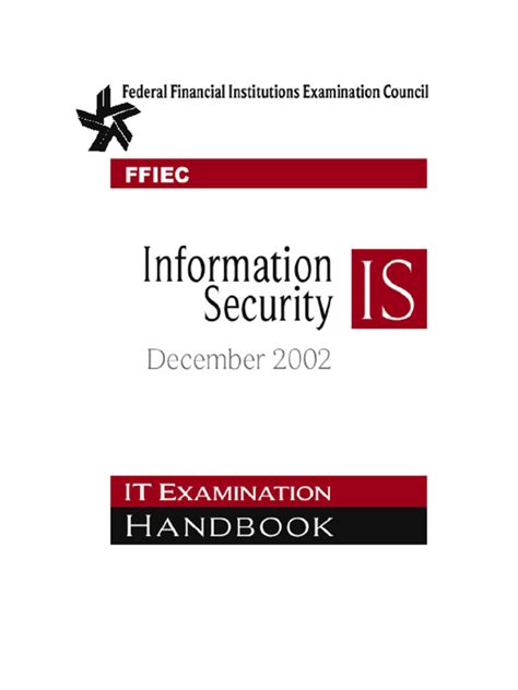 Ffiec Information Security Pdf Information Security Computer Security Ffiec Information Security Pdf Information Security Computer Security