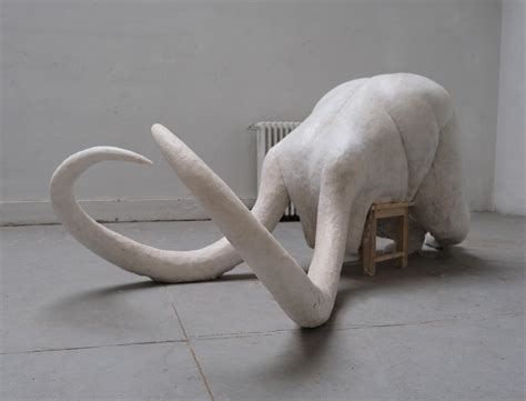 Untitled By Me Mixed Media Wood Polystyrene Fiber Glass And Wax 110x82x270cm 2022 R