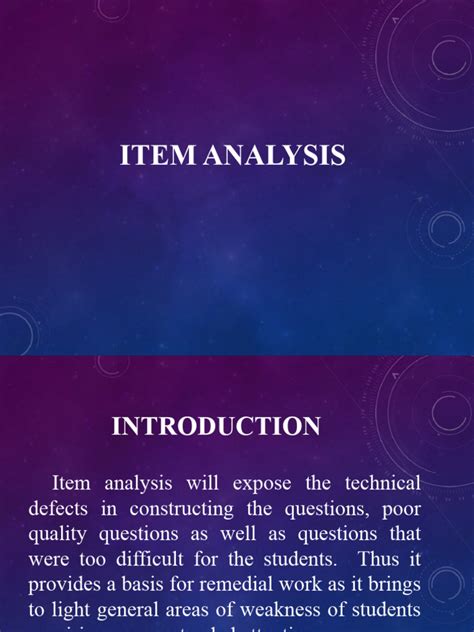 Item Analysis Pdf