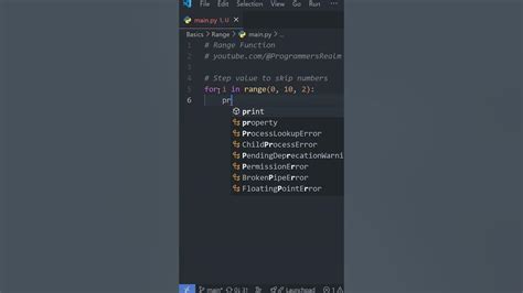 Python Basics Range Function In Under A Minute 🔢 Youtube